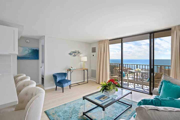 32fl Oceanview|new Remodeled|free Parking+wifi+ac - Kailua