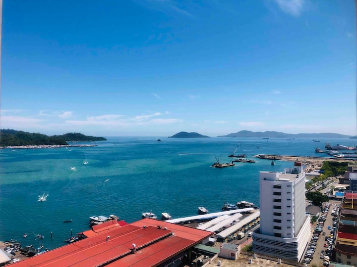 Seaview Vacation Home @ The Shore (2 Bedrooms) - 哥打京那巴魯