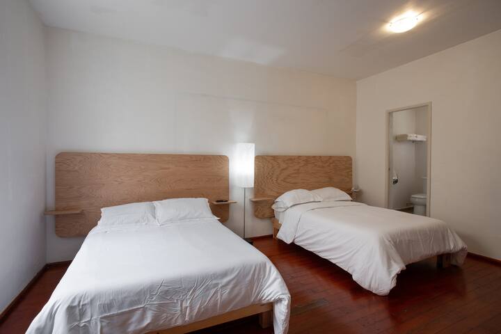 Habitación Confortable En La Mejor Zona Con Baño - Mexico City