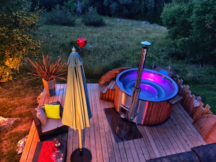 Spa & Bain Nordique - Chalet Dans Le Triangle Noir - Lot