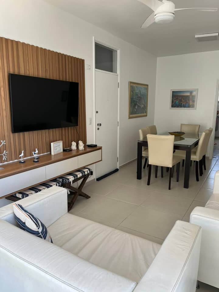 Astúrias/ Guarujá : Apto Pe Na Areia - 3 Quartos - Guarujá