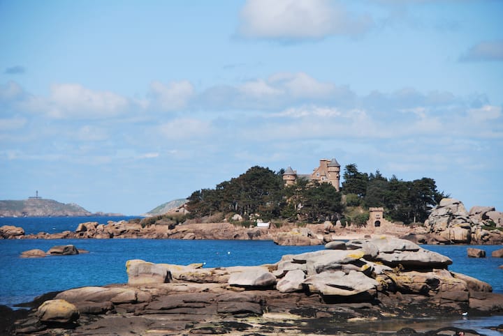 Appart 3* Vue Sur Mer Et Plage Tregastel 2/3p Wifi - Trégastel