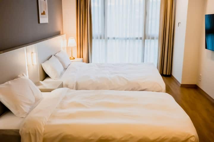 5[센텀빅토리아]패밀리트윈(3인)#벡스코앞#어메니티제공#무료주차#외국인환영#1평up#29 - Busan