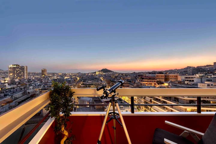 Apollo Tower Athens Center 360oview Luxury Apt - Atenas
