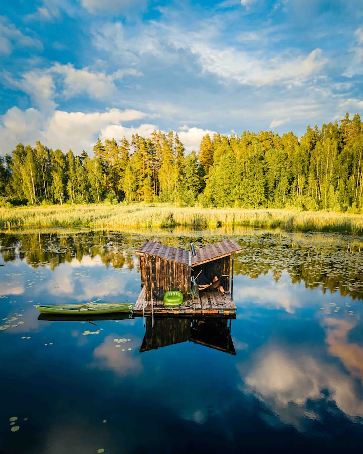 Lake Sauna Ogle - Latvia