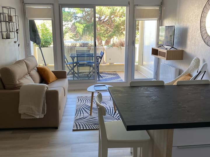 Quartier Grands Hôtels, Studio 4 Pers Avec Piscine - Guérande