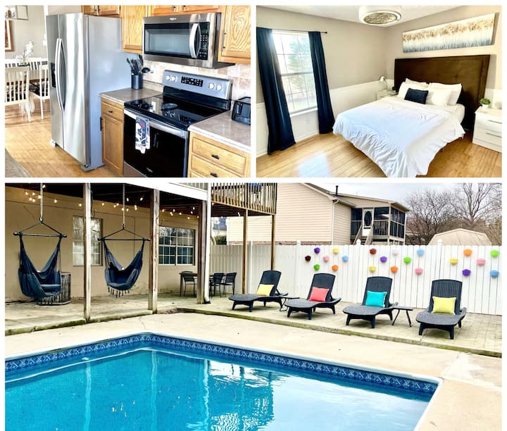2-bdrm Suite W/kitchen, Shared Pool, Fenced Yard - 