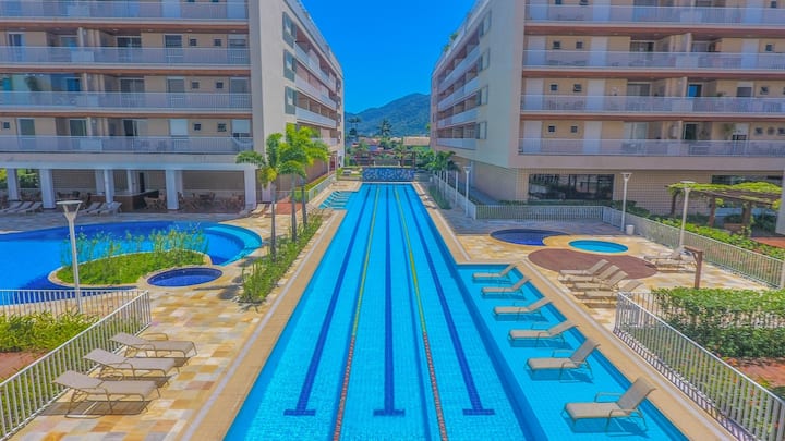 Lazer De Club, Conforto De Casa, Vista Mar, 2room - Ubatuba