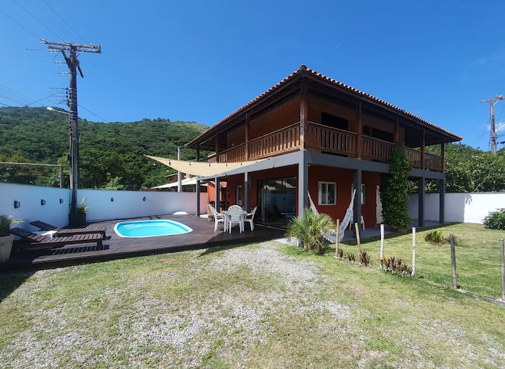 Casa Piscina, 200m Mar, 10pessoas, Siriú, Garopaba - Garopaba