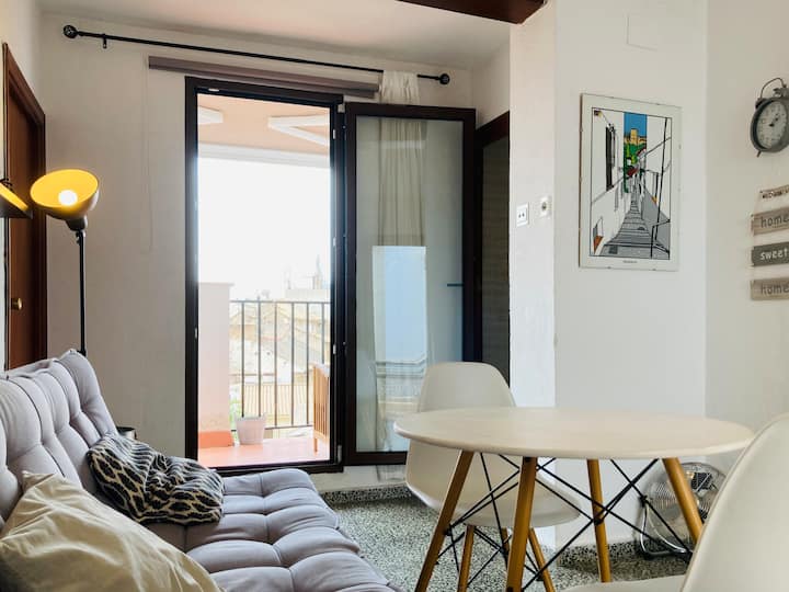 Central Apartment With A Magnificent Terrace View - Armilla