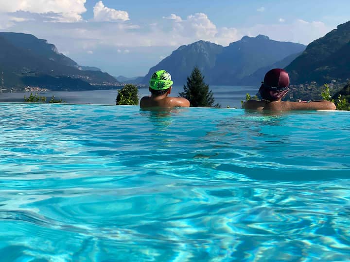 Casa Degli Ulivi, Ac, Pool With Lake View, Garden - 벨라조
