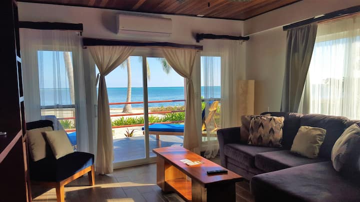 Belizean Beach Front Condo - Tres Cocos Resort 501 - Belize