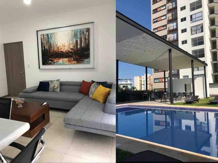 1.3. Depa Moderno Con A/c, Piso 5, Alberca - Zapopan