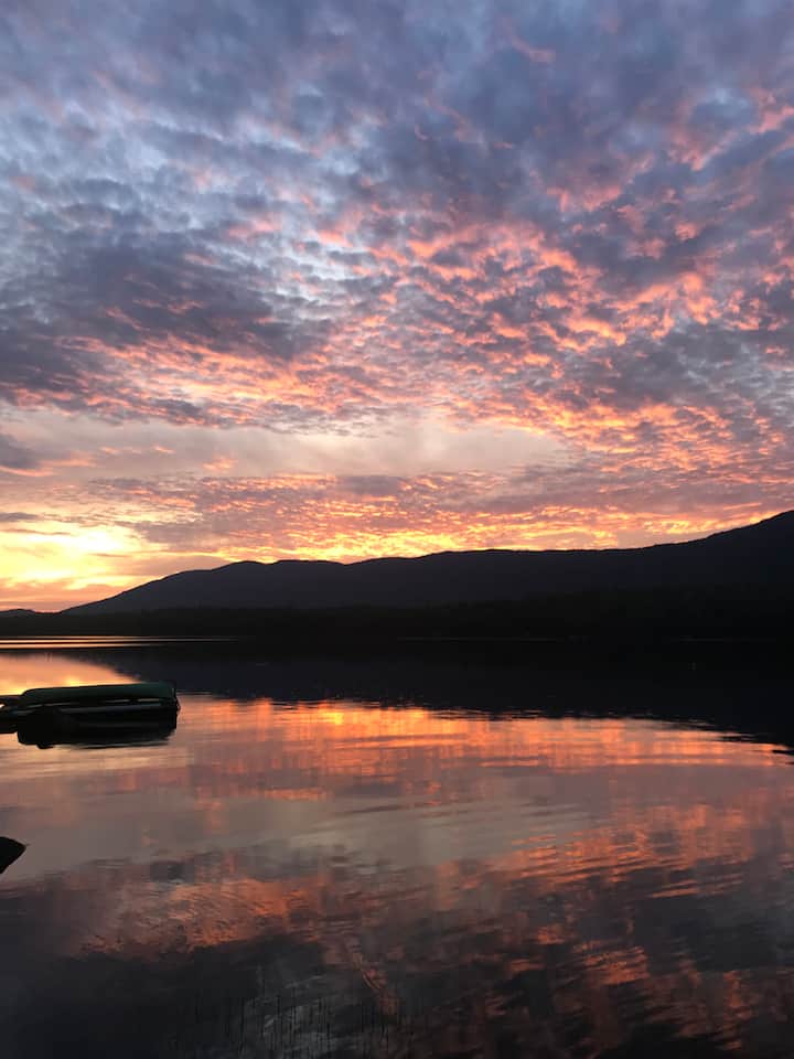 Unique Two-story Log Cabin On Pristine Lake - Rangeley, ME
