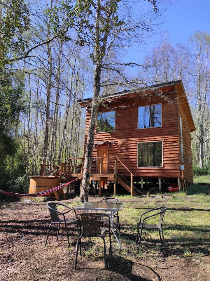 Cabañas Hued Hued Lofts, Tinaja Y Sendero - Los Ríos