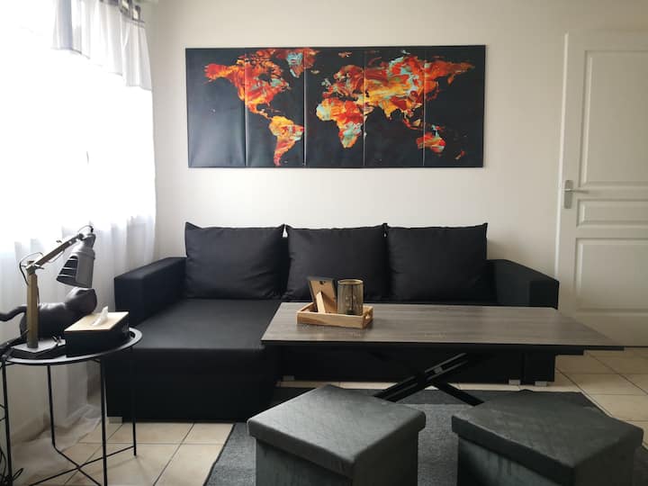 Agréable Studio Quartier Préfecture (ÉQuipé +Wifi) - Mont-Saint-Aignan