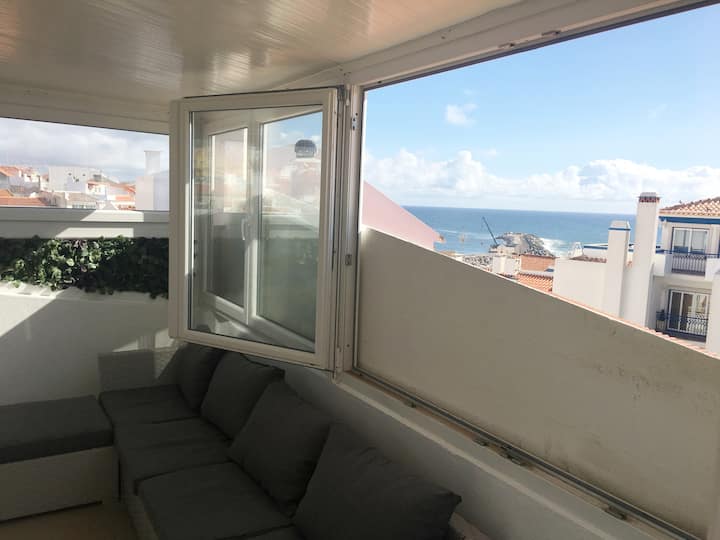 360º Rooftop Beach Apartment In City Center - Ericeira