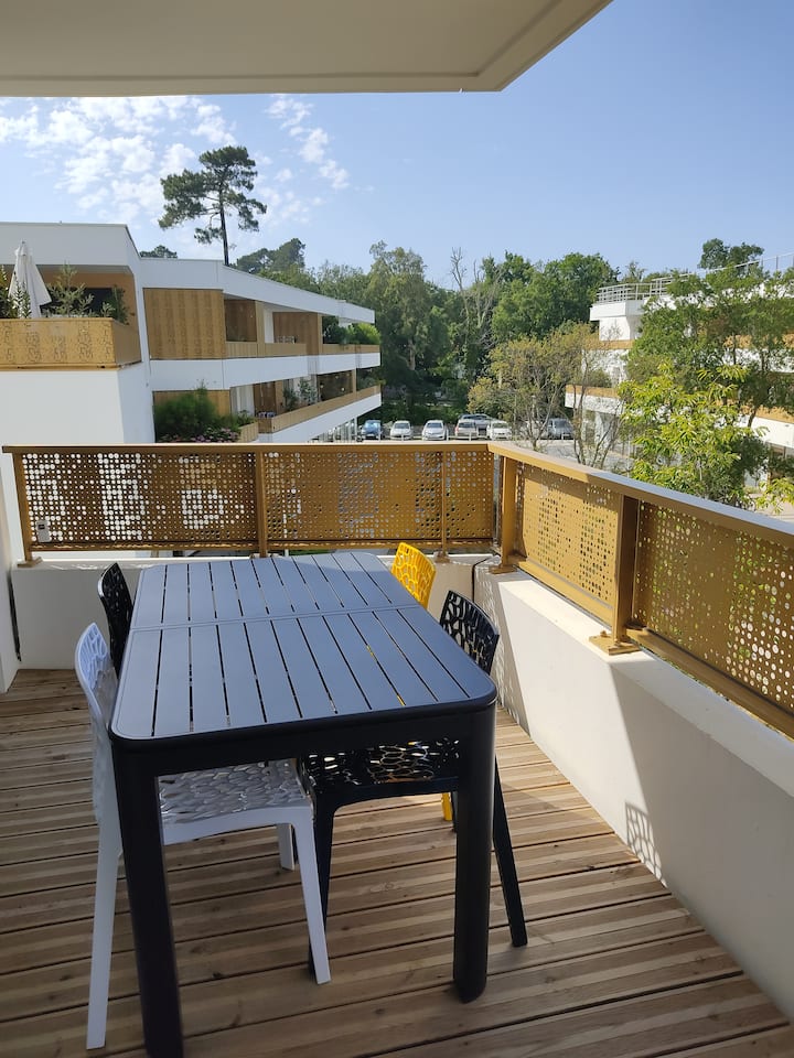 Capbreton Ville- Appt 2 Chambres -Terrasse-wifi - Capbreton