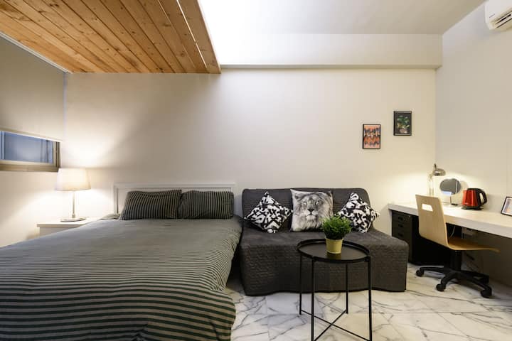 5 Mins To Mrt Zhongxiao Xinsheng, Studio For 2 - Keelung City