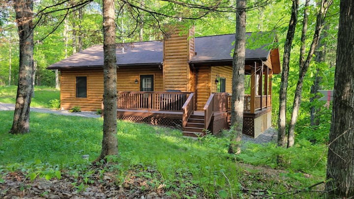 Hardwood Hideaway Cabin on the Peshtigo River - Cabins for Rent in Town ...
