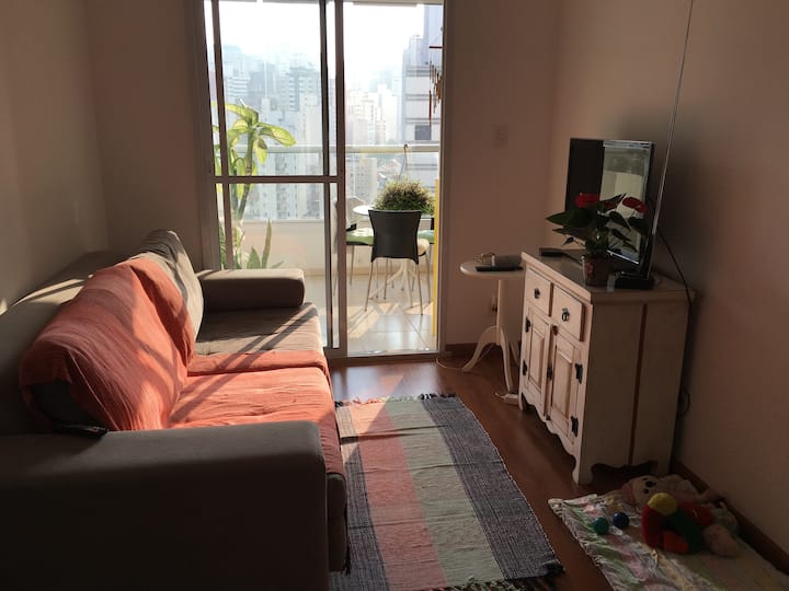 Sunny, Cozy Apartment At Bela Vista - Sao Paulo