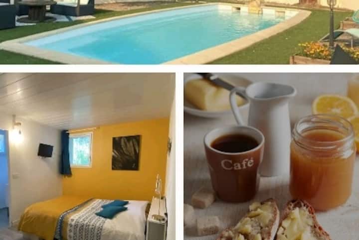 Paisible Chambre D'hôtes Avec Piscine En Cévennes - Anduze