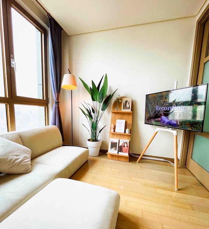 Lycka House#애오개역 1분#공덕역 10분#공항버스 3분#조용한#고층뷰#남산타워 - Seoul