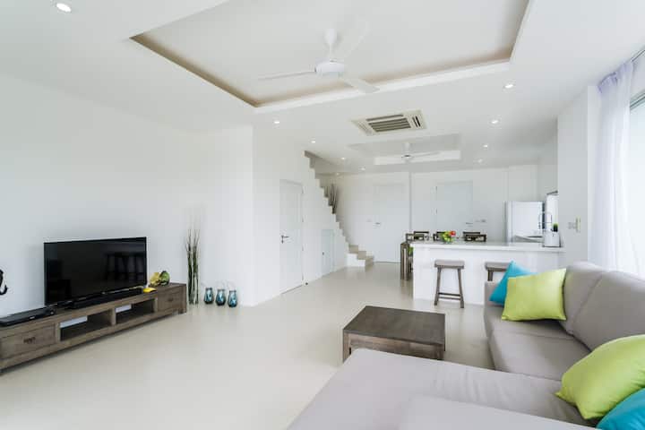 Fantastic Views From Bright And Stylish Villa - Koh Samui