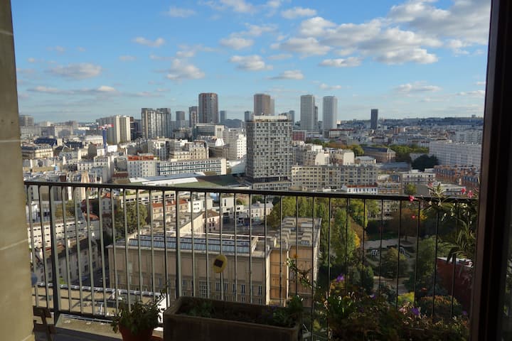 Grand 2 Pièces Calme, Lumineux, Vue Exceptionnelle - ibis Paris Gare de Lyon Reuilly