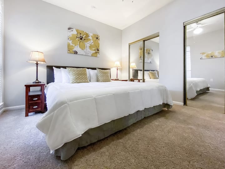 Spacious 2br 2ba W/ King Bed, Walk To Med Cntr - Houston, TX