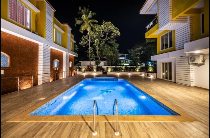 Comfy Getaway In Vagator Near Hilltop - Goa