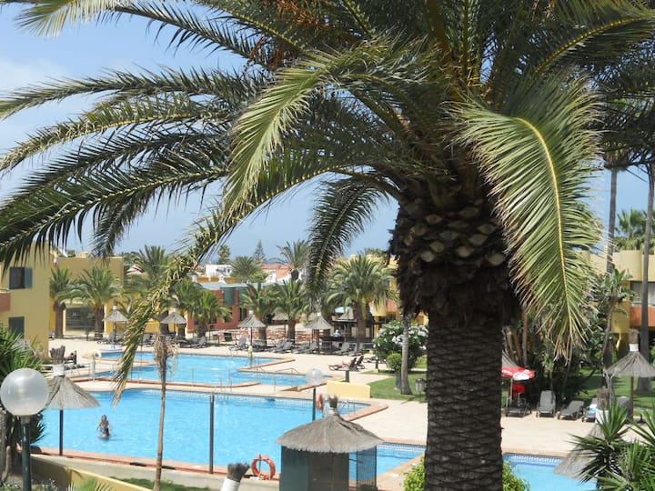 Lovely Apartament With Pool -View And Fibra-wifi - Corralejo