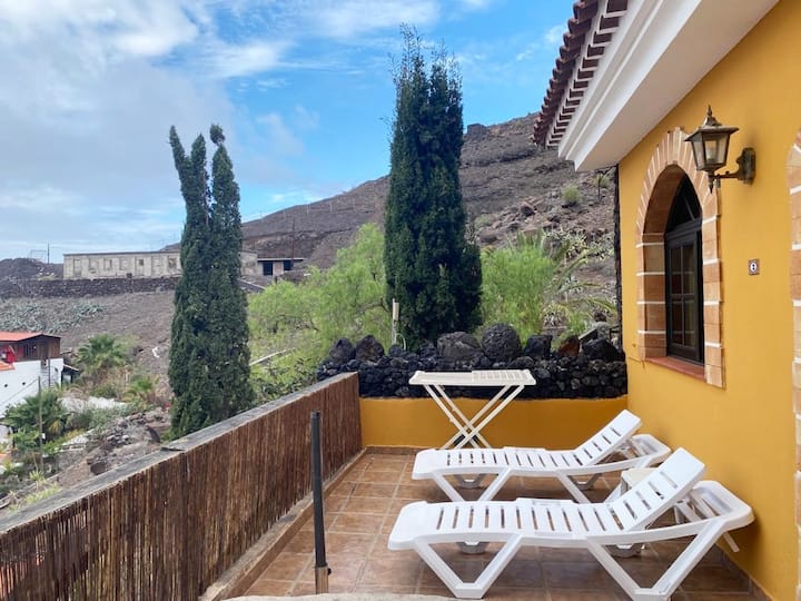 Coqueto Apartamento De Cama Grande King Y Vistas - Valle Gran Rey