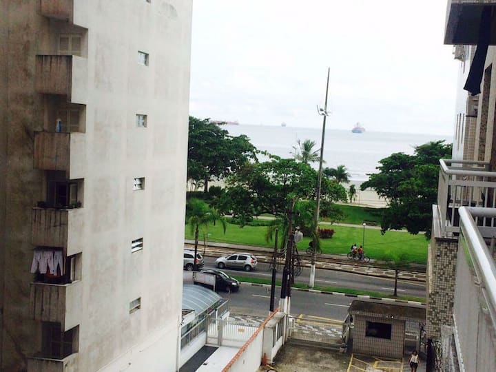 Apto Praia Sacada E Vista Mar Wifi (Canais 4 E 5) - Santos