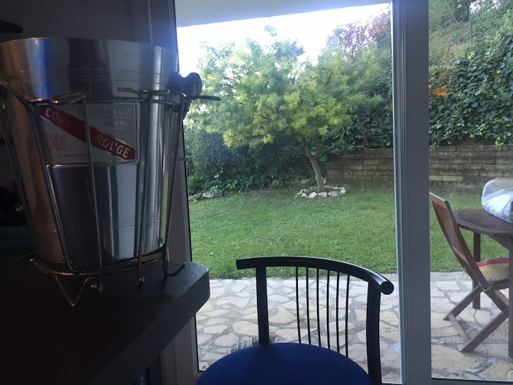 2 Pieces Au Calme, Jardin Privatif Vue Mer Piscine - Roquebrune-Cap-Martin