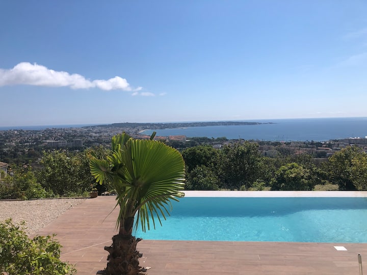 The Panoramic Sea View Villa - Vallauris