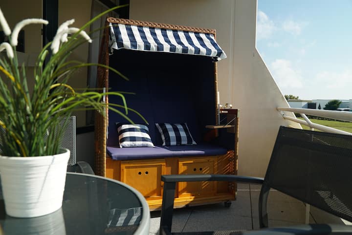 Sonnige Ferienwohnung "Strandhafer7" Am Südstrand - Klausdorf