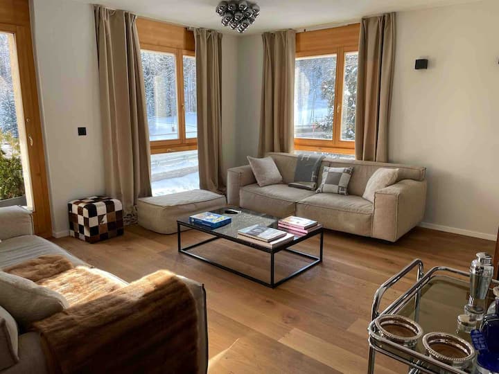 „Cresta One“ Luxuriöse Chalet-style Wohnung - Saint-Moritz