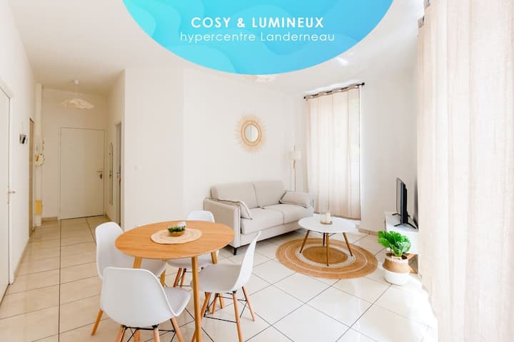 Coziliz : Cosy & Lumineux 35m2 Dans L'hypercentre - Landerneau