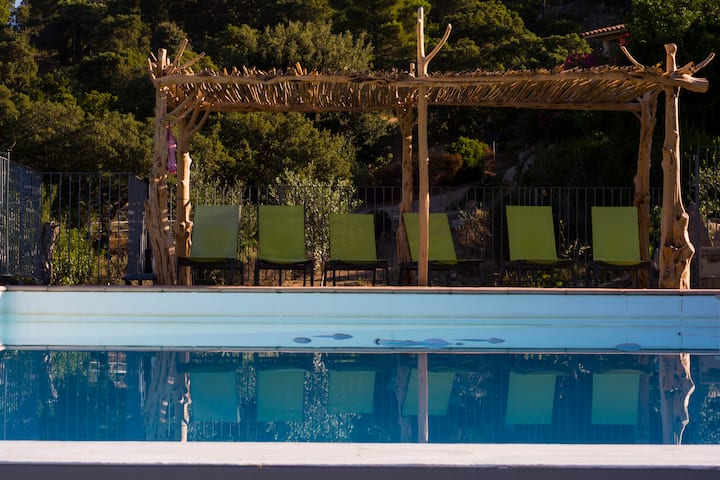 A Vista : Maison De Charme Vue Mer - Pianottoli-Caldarello