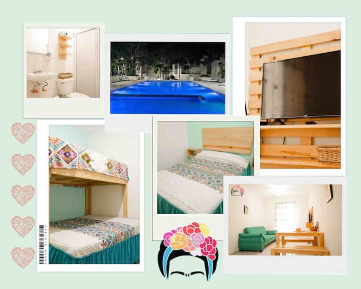 La Frida  De Tulum Con Piscina, Wifi  Y A/c - Tulum