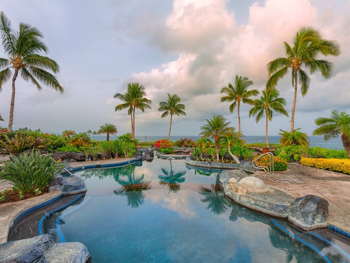 Garden-view Lanai - Pool, Hot Tub & Gym - Waikoloa Village, HI