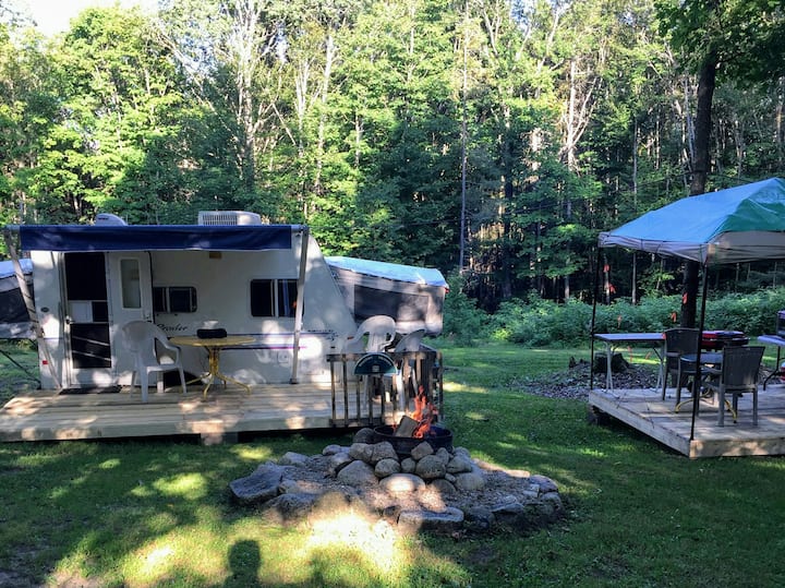 Camper In The Woods. - Ontario 60