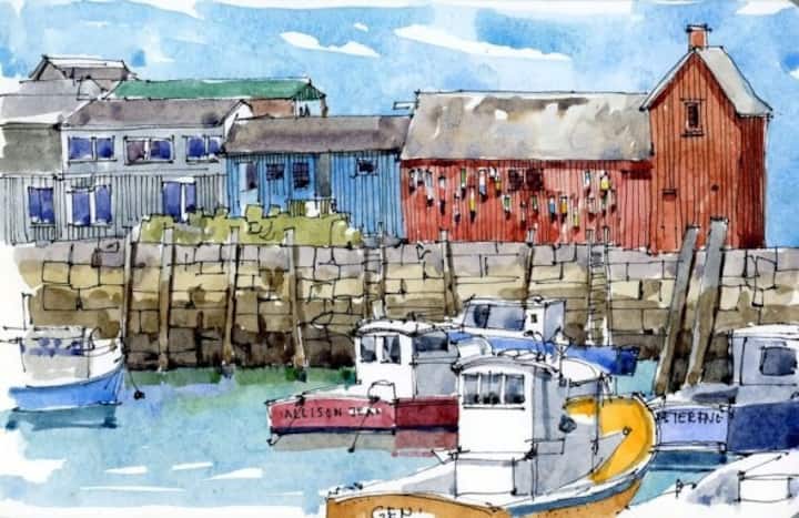 Sun-drenched Getaway In Rockport Harbor - Long Beach, Rockport