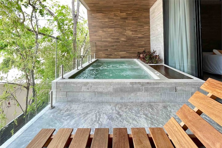 Cozy Jungle Loft W/balcony Plunge Pool - Tulum
