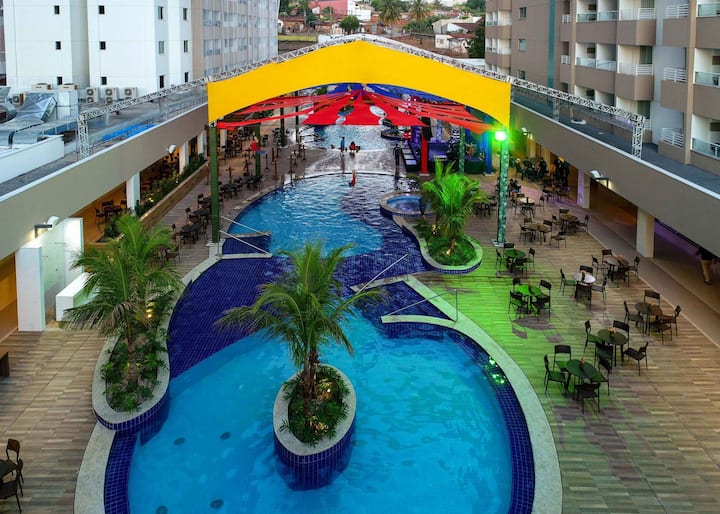 Olímpia Park Resort Apartamento Para Temporada 1q - Olímpia