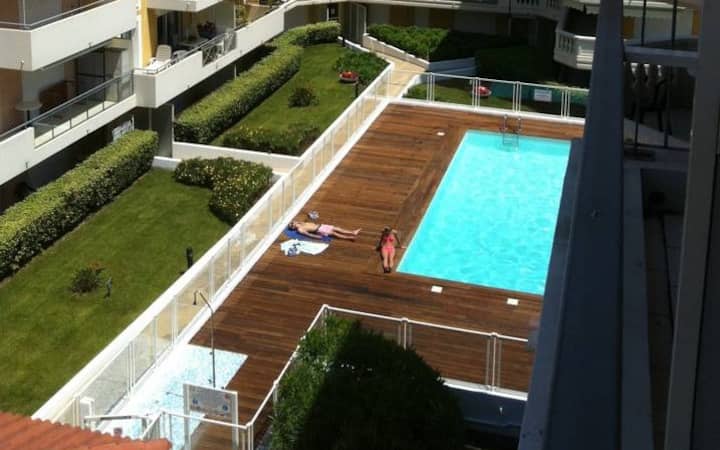 Studio Climatisé, Piscine, Parking, Proche Plage - Nizza