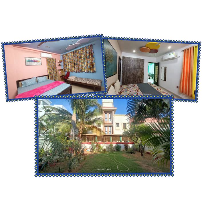 Bunglow Nr Hyatt Place 1stfloor 2bedroom & Terrace - Vadodara