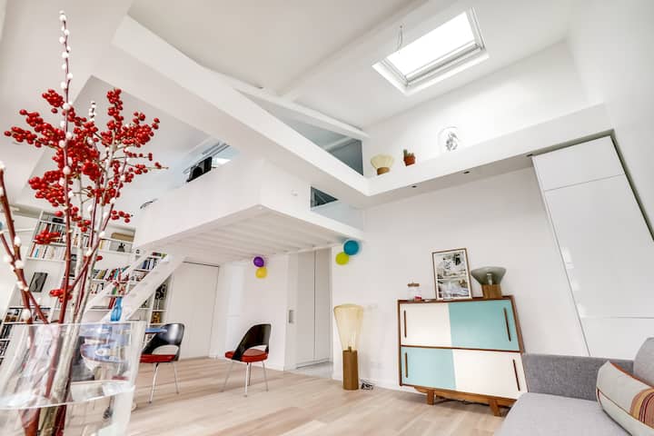 Loft Lumineux Calme Design Climatiseur (Le Marais) - Paris
