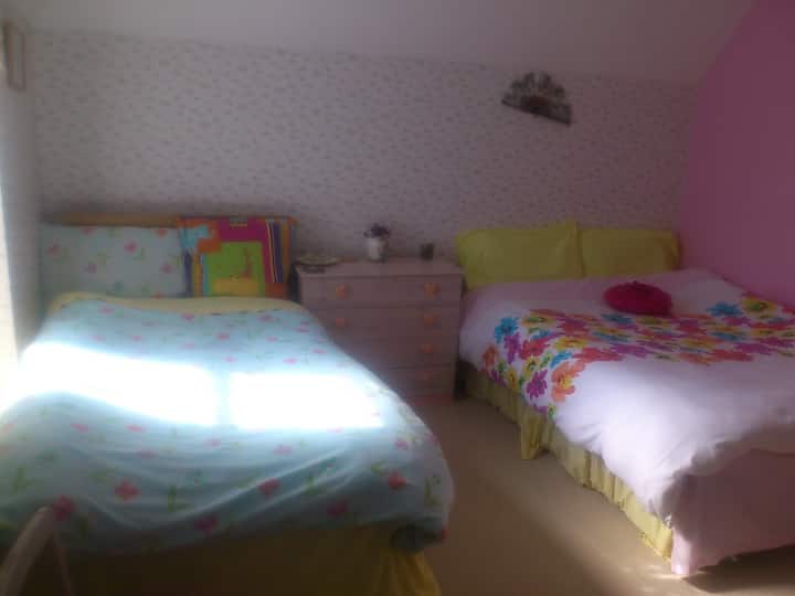 3 People- Double And Single Bedroom  Balcony View - Bray